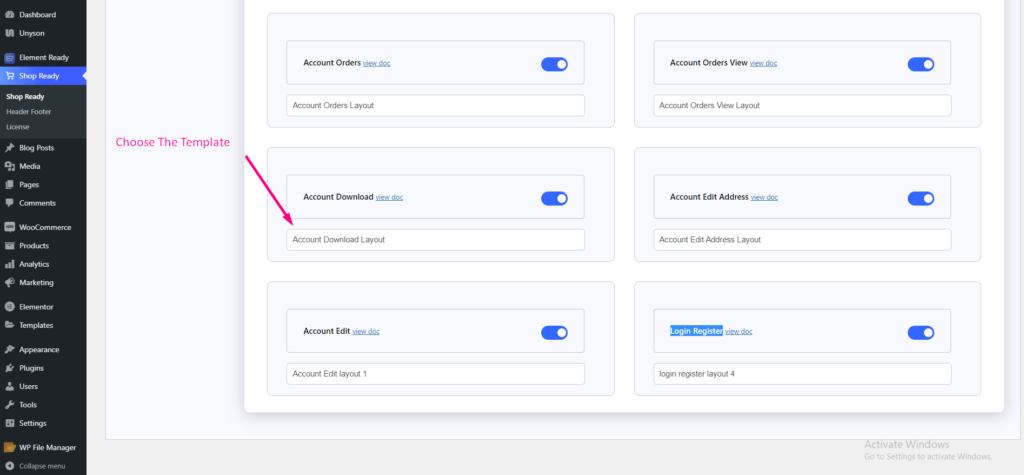 Create Account Download Page Template - QuomodoSoft