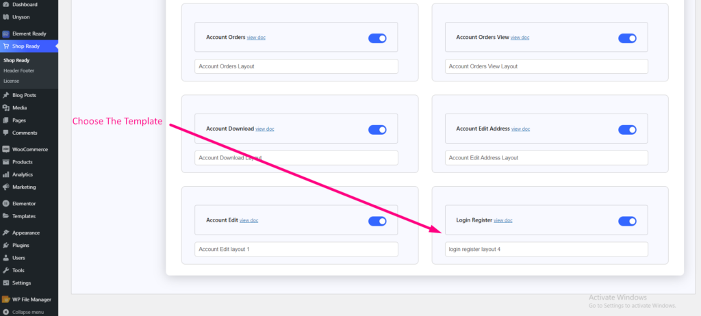Create Login Register Page Template - QuomodoSoft