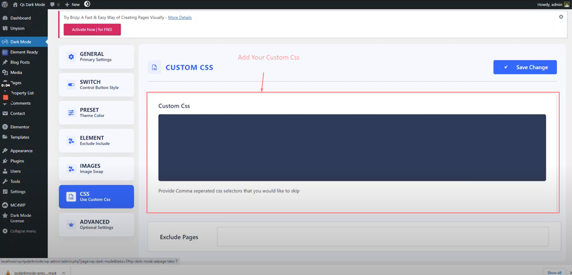 Custom CSS Setup - QuomodoSoft